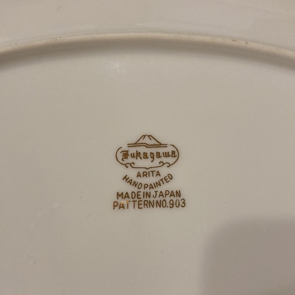 Fukagawa | Accents | Fukagawa Arita Hand Painted Plate From Japan Pattern 93 | Poshmark